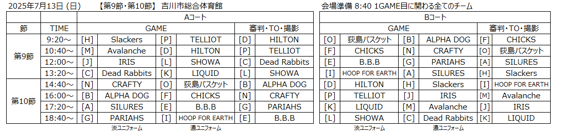 MICRO LEAGUE 2025 年間スケジュール – MICRO LEAGUE